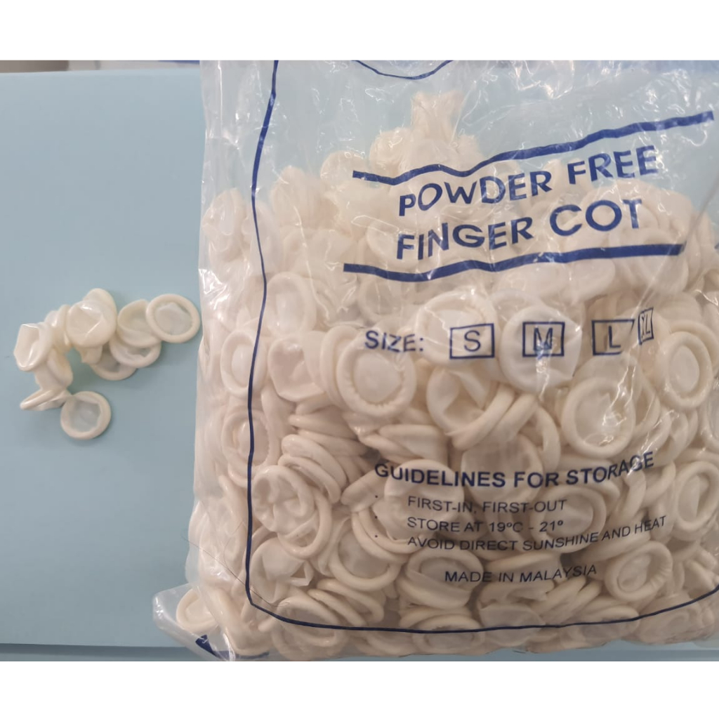 Powder Free Finger Cot 10s (Size: M) | Shopee Malaysia