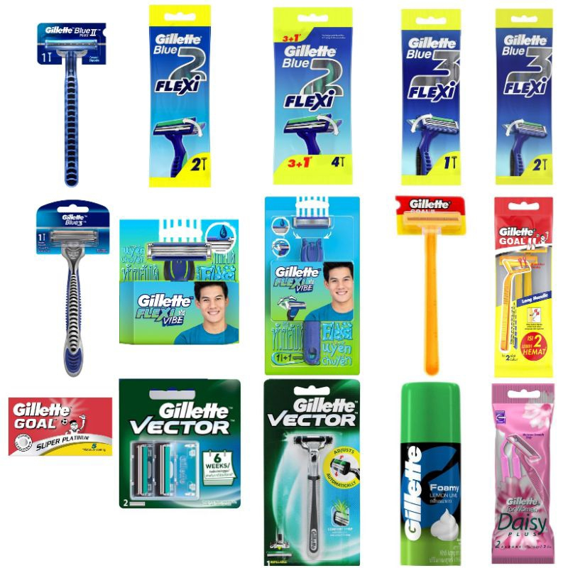 GILLETTE/GILLETE FLEXI VIBE/GILLETTE/Gillette | Shopee Malaysia