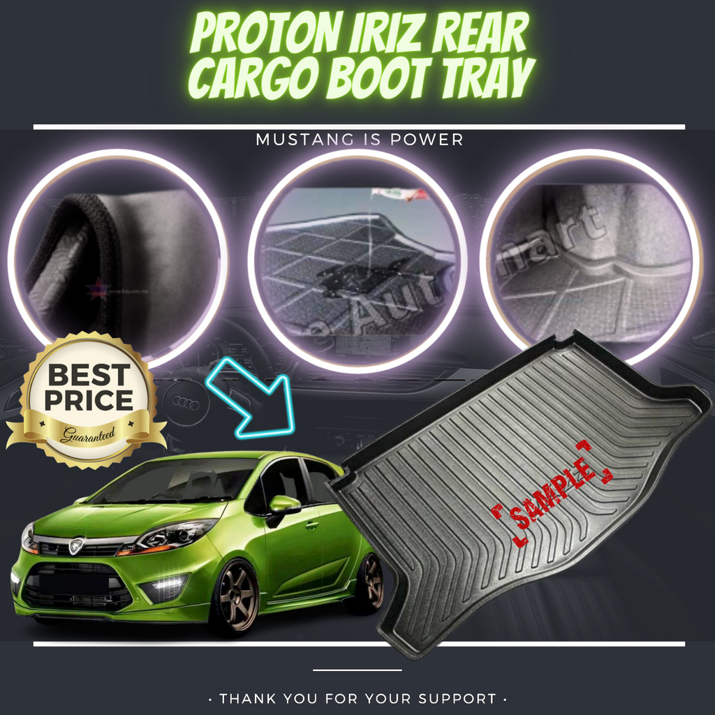 PROTON IRIZ REAR CARGO BOOT TRAY CAR ACCESSORIES HIGH QUANLITY | Shopee ...