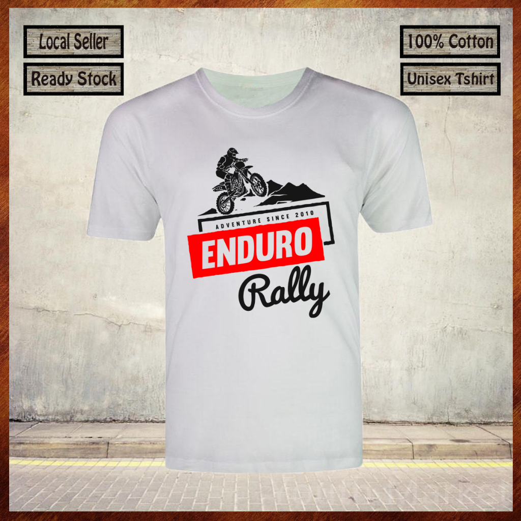 Enduro rally Baju Lelaki / Baju Perempuan Tshirt Unisex 100% High ...