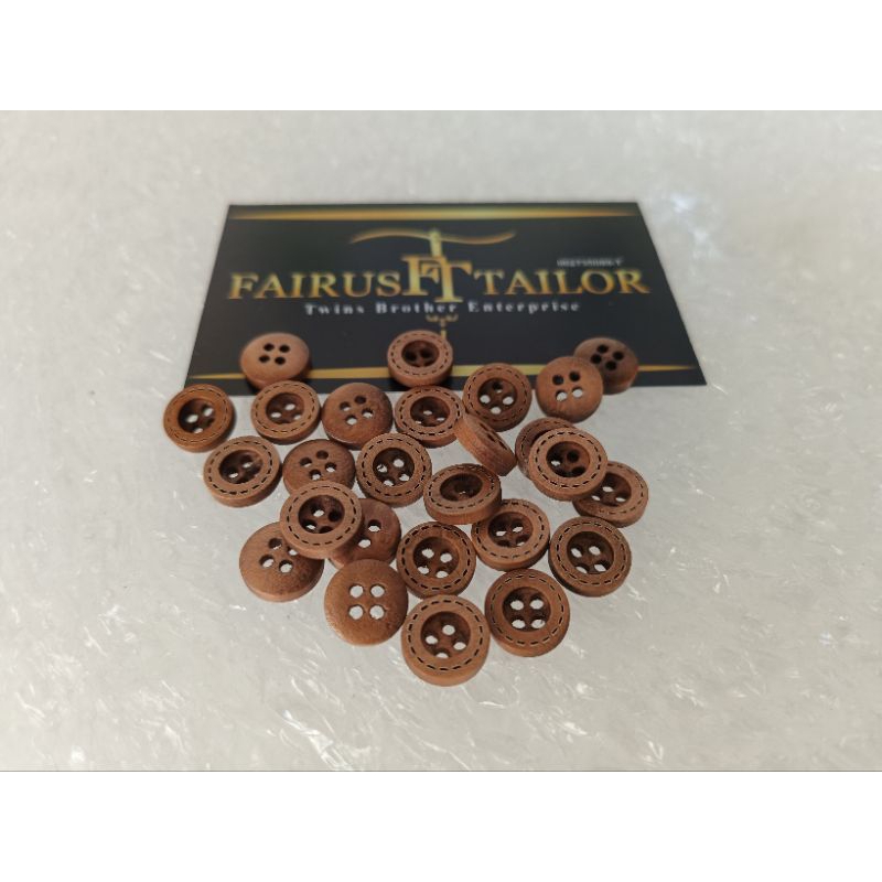 butang kemeja kayu(50pcs) | Shopee Malaysia