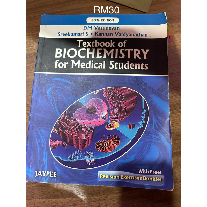 DM VASUDEVAN TEXTBOOK OF BIOCHEMISTRY | Shopee Malaysia