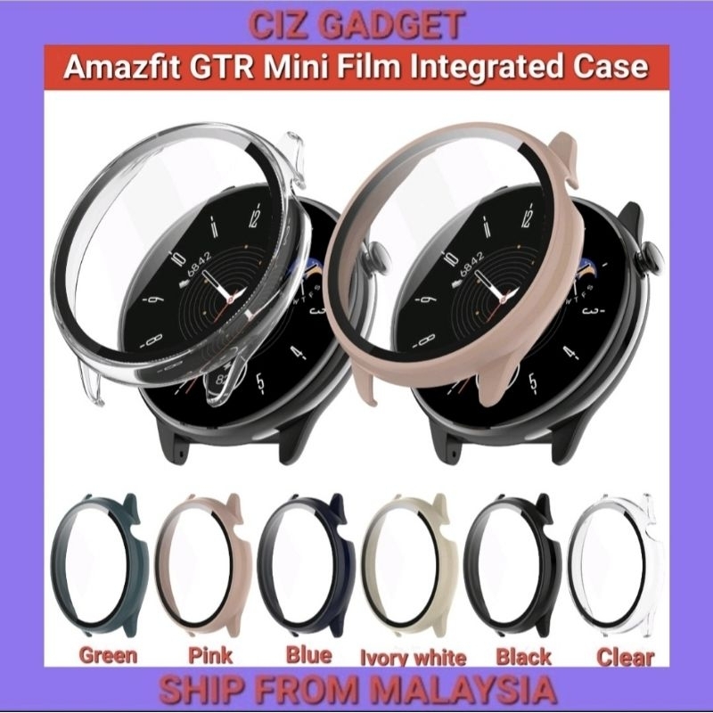 Amazfit GTR mini Protector Case, 2in1 Hard Casing With Screen Glass ...