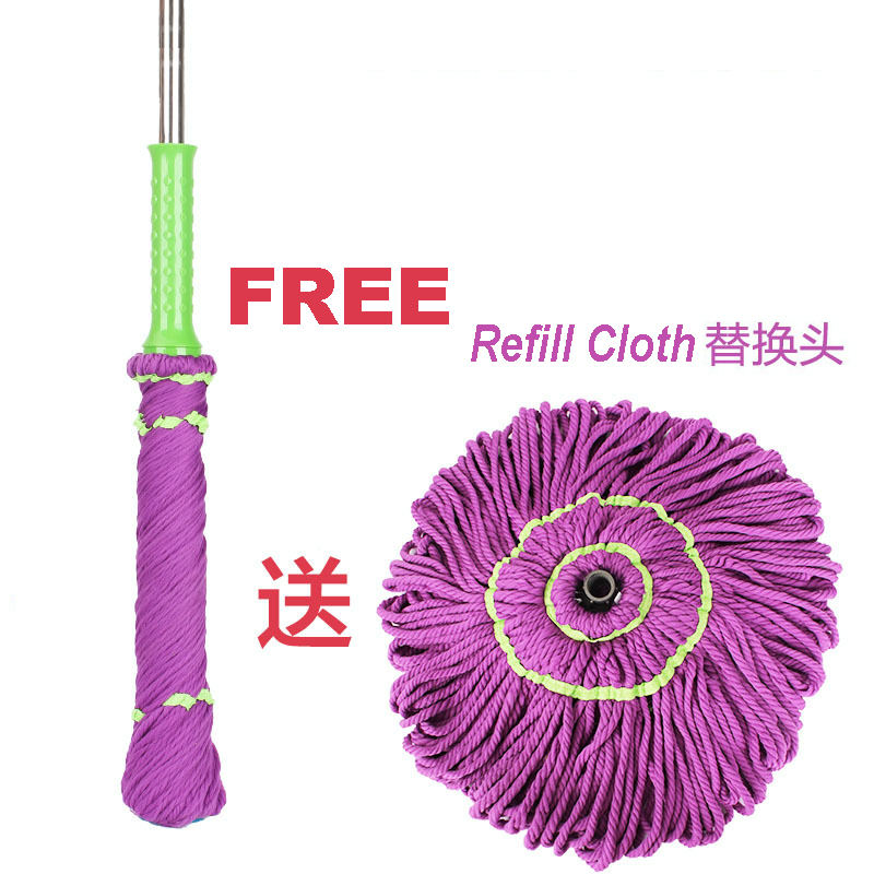 Colorful Easy Twist Mop, Super Absorbent Towel Mop with Handle,Self ...