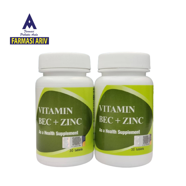 Vitamin BEC + ZINC - 30 Tablets | Shopee Malaysia