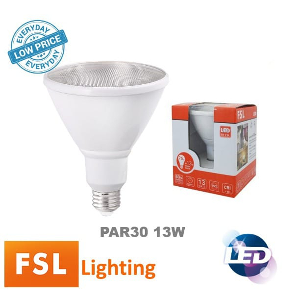 FSL PAR30 13W LED Bulb / PAR38 18W LED Bulb / PAR20 7W LED PAR LAMP-(3000K) | Shopee Malaysia