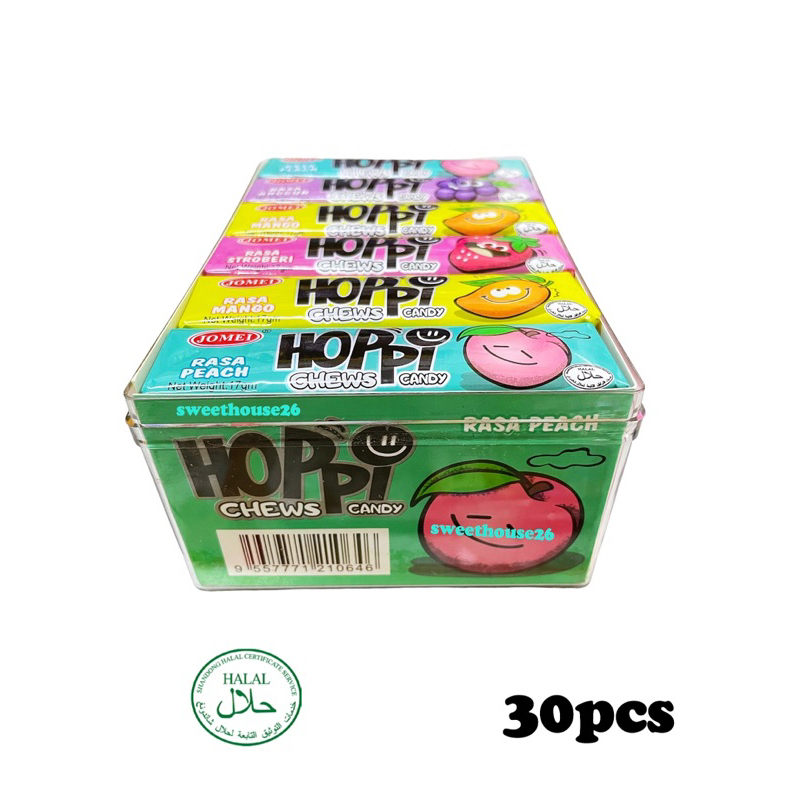 Hoppi / Win Sour Chew Assorted Chewy Candy 30pcs ｜ Tiger Assorted ...