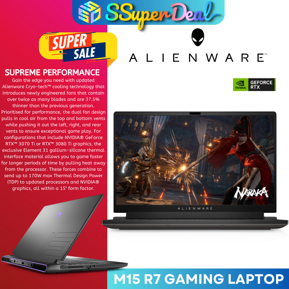 Dell Alienware m17 R5 Gaming Laptop | Shopee Malaysia