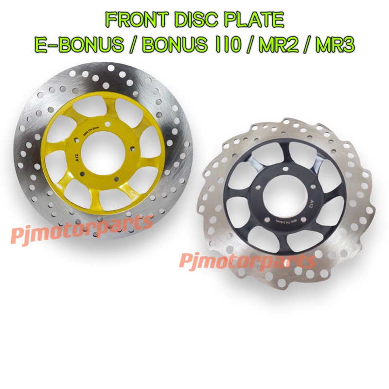 SYM E BONUS 110 / BONUS 110 / MODENAS KRISS MR2 / MR3 - Front Disc Plate / Depan Piring Disc ...