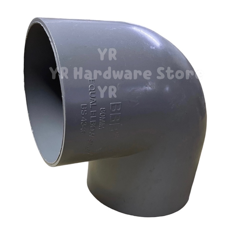 3” 80mm PVC Pipe Fitting SWV Nipis socket elbow tee valve socket pt ...