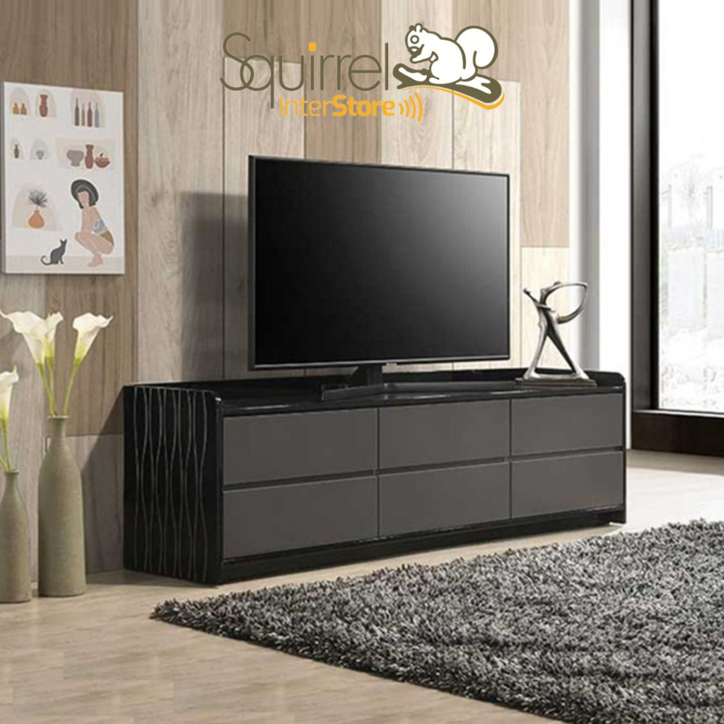 Squirrel Mix & Match Series High Gloss Black Color Series 6 feet TV ...