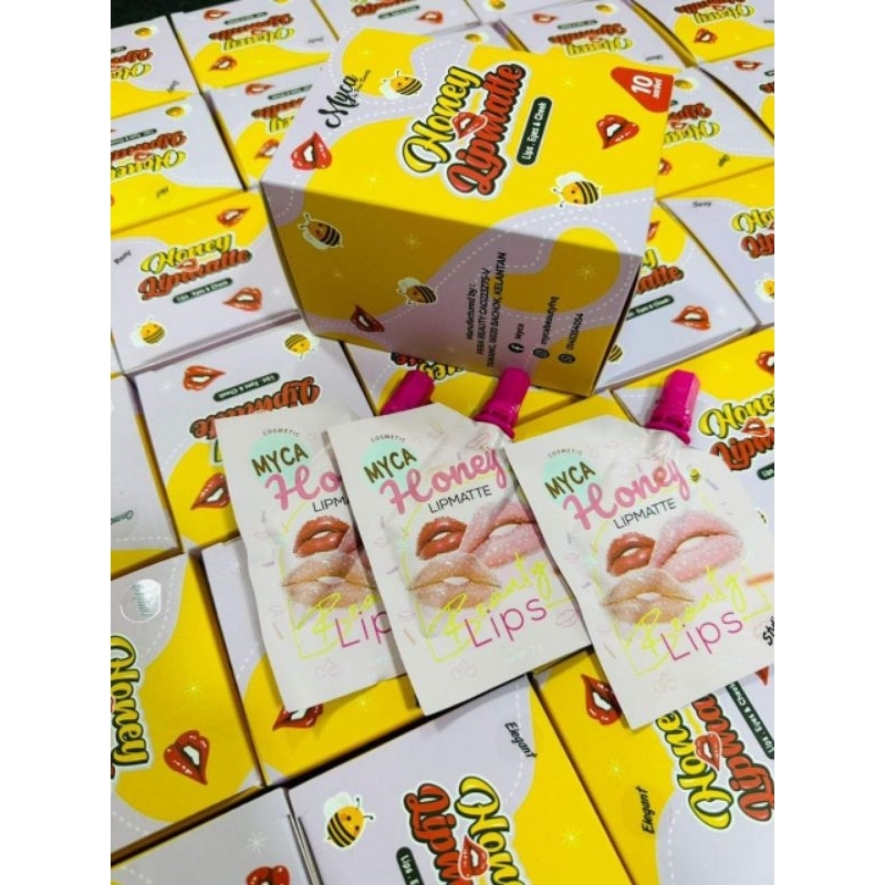 Myca Honey Lipmatte 💋NEW PACKAGING💋 | Shopee Malaysia