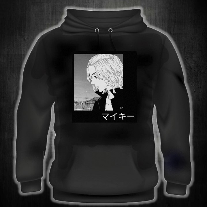 MIKEY TOMAN LEADER Printed hoodie | Shopee Malaysia