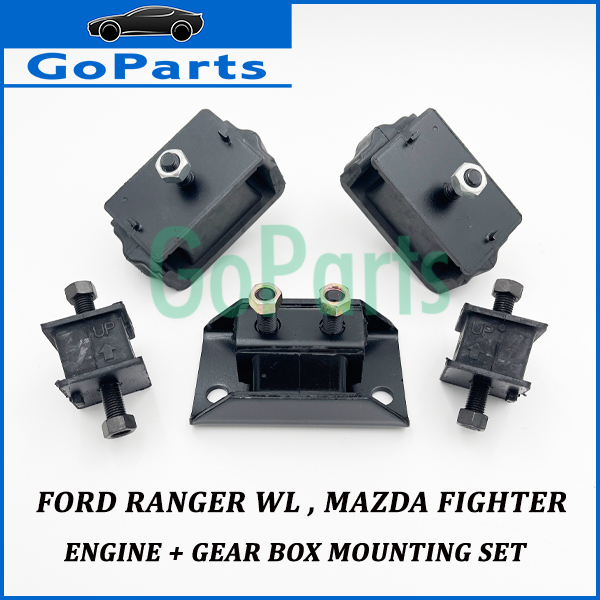 5pc Engine Mounting & Gear Box Mounting Kit Ford Ranger WL Mazda ...
