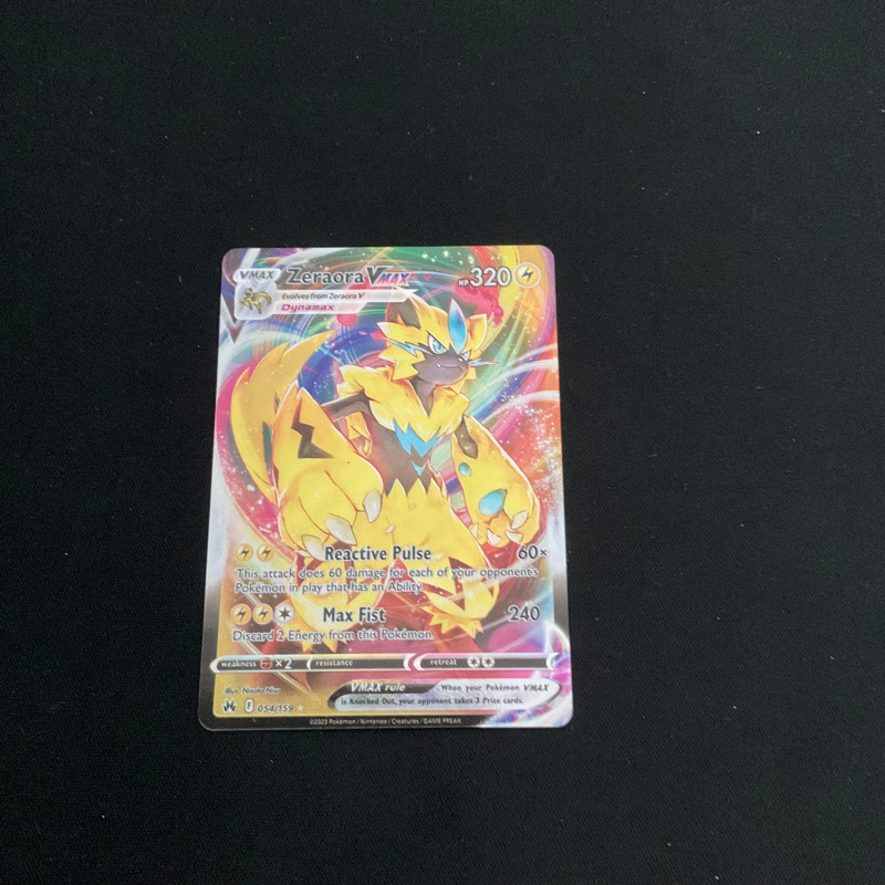 Pokemon Trading Card Game TCG: Zeraora Vmax 054/159 | Shopee Malaysia