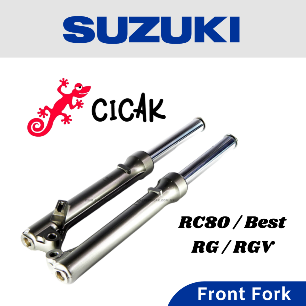 SUZUKI Front Fork RC80 BEST RG RGV Fok Depan RED CICAK MERAH MALAYSIA ...