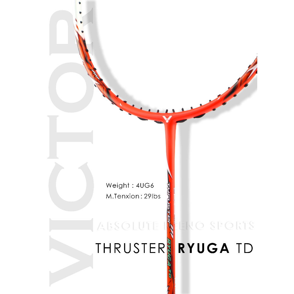 VICTOR Thruster RYUGA TD Badminton Racket | Shopee Malaysia