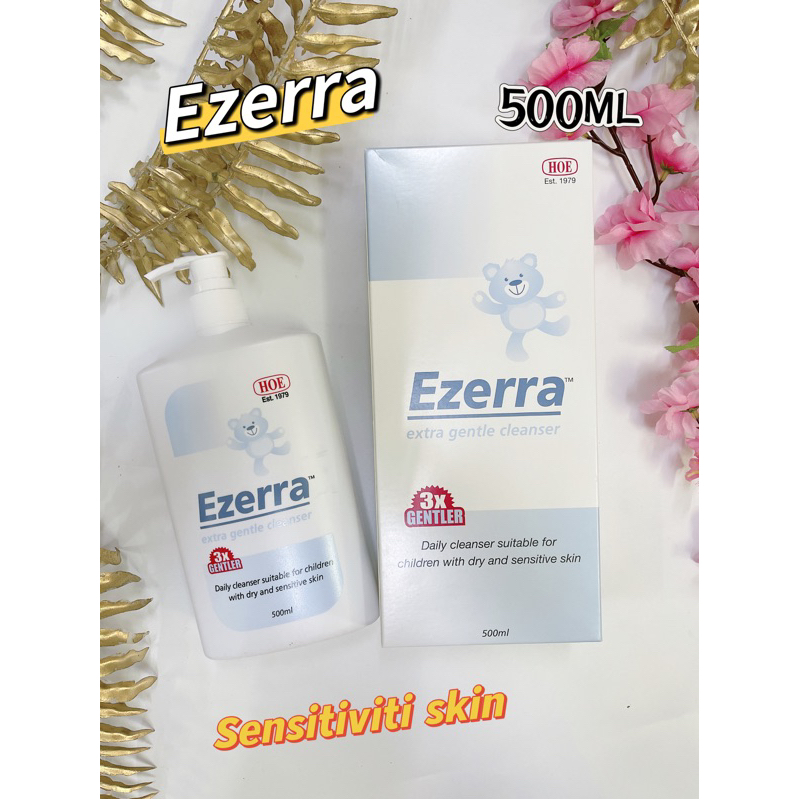Ezerra Extra Gentle Cleanser 150ML/ 500ML EXP Date:01/27 | Shopee Malaysia