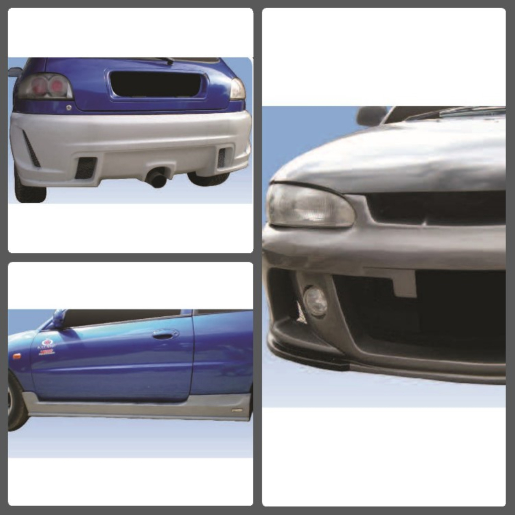 Proton Satria R3 Skirting PU Body Kit Ready Stock | Shopee Malaysia