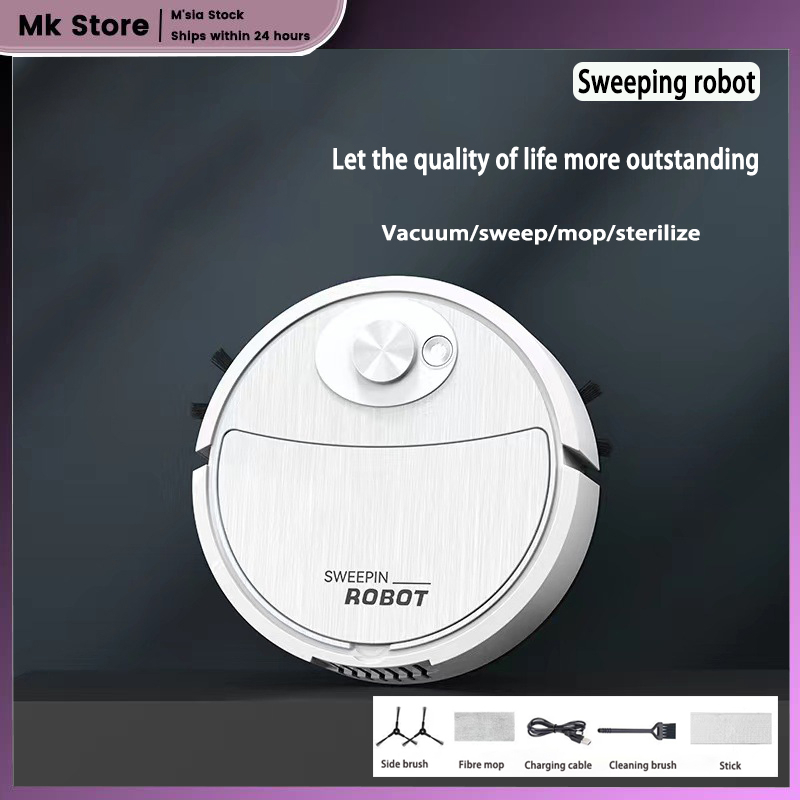 Fully automatic 3-in-1 intelligent robot vacuum cleaner USB charging ...