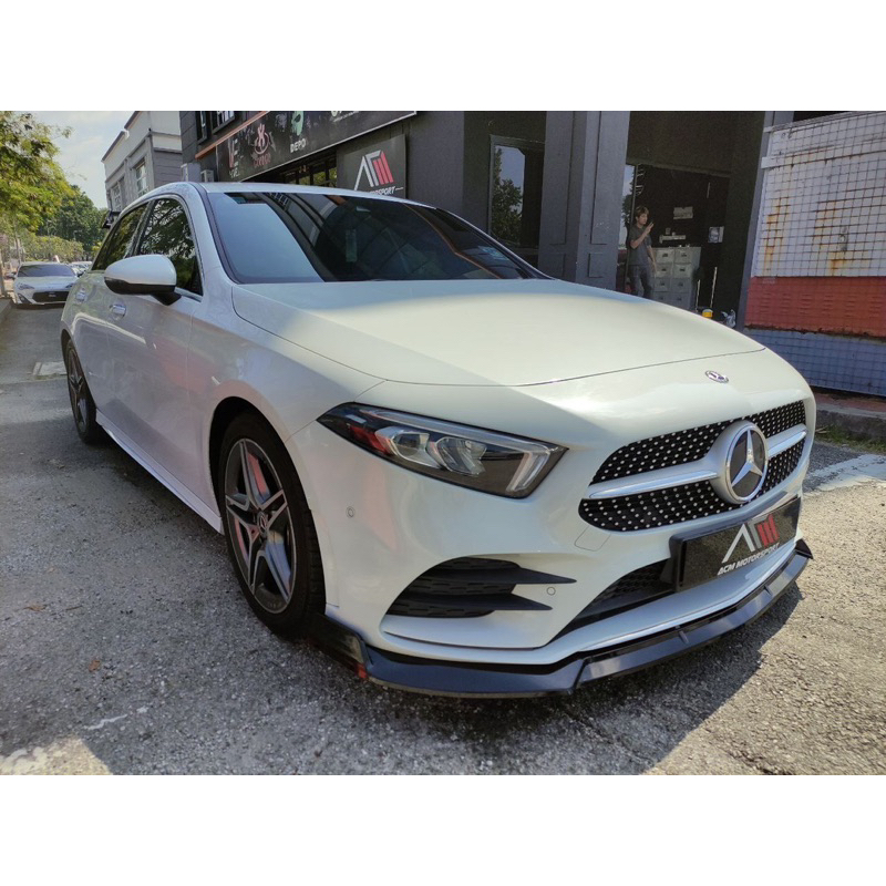 Mercedes benz w177 sedan/hatchback front lip | Shopee Malaysia