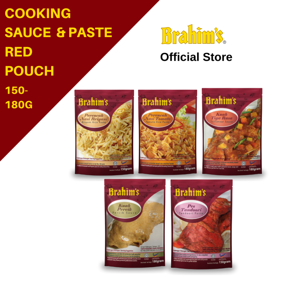 Brahim's Cooking Paste (Red Pouch) | Shopee Malaysia