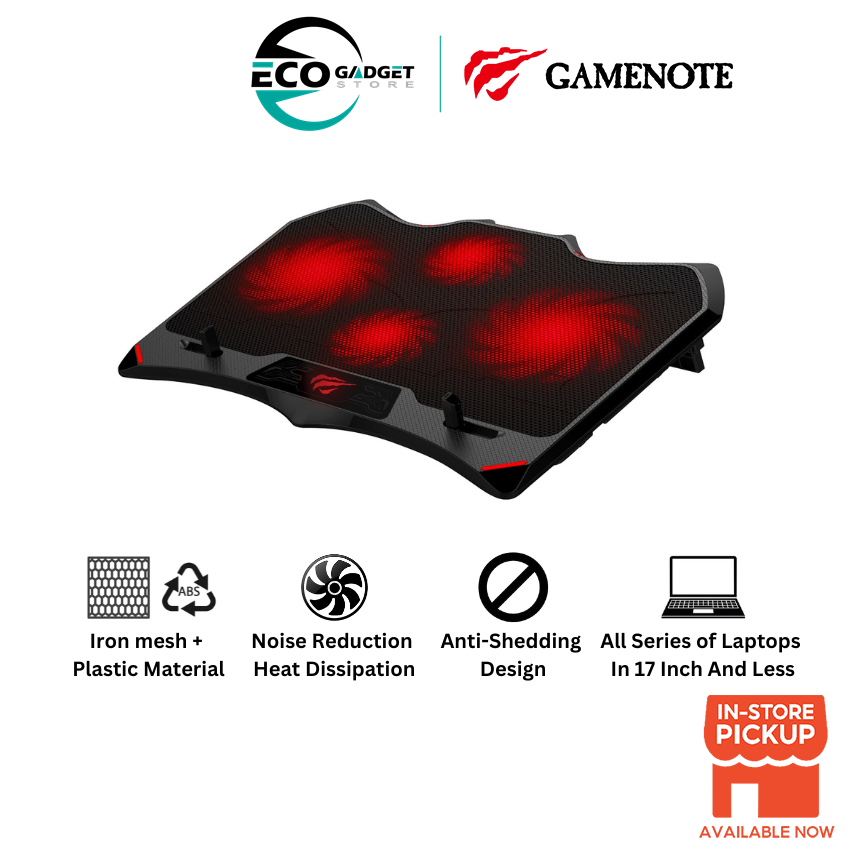 Gamenote | Havit HV-F2081 Gaming Cooling Pad Laptop | Shopee Malaysia