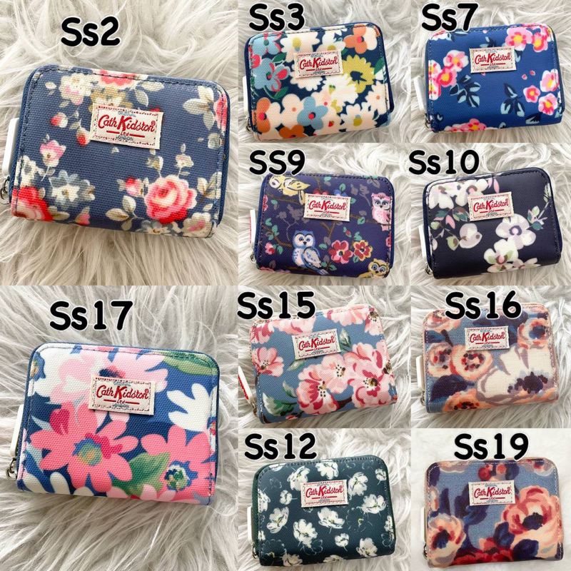 BEST SELLING! Cath Kidston Mini Pocket Wallet Cute Flowers Easy to Carry / Small wallet | Shopee ...