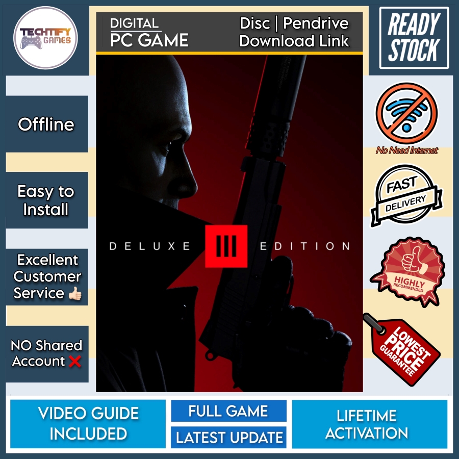 [PC Game] HITMAN 3 Deluxe Edition - Offline [Disc | Pendrive | Download ...