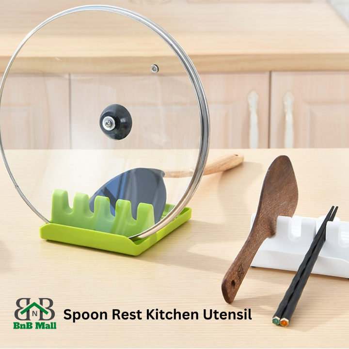 Plastic Kitchen Ladle Spoon Rest Holder Utensil Storage Racks Tool ...