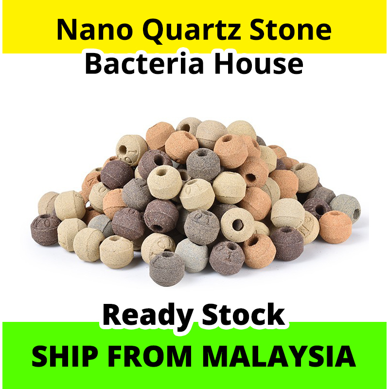 Aquarium Filter Stones Nano Quartz Ball Filteration Use Bacteria House ...