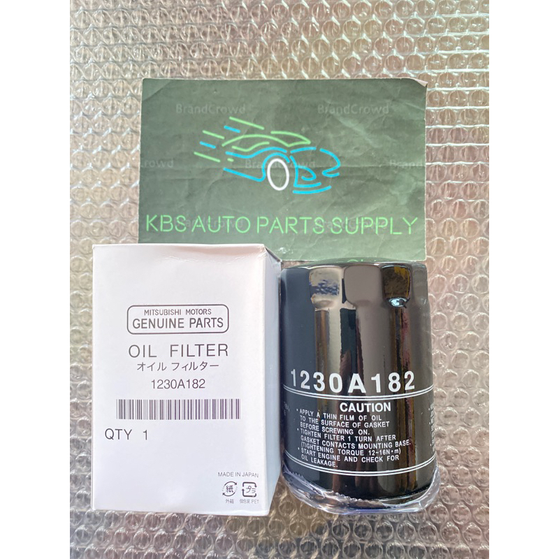 MITSUBISHI OIL FILTER (1230A182)TRITON VGT, TRITON NEW & MIVEC | Shopee ...