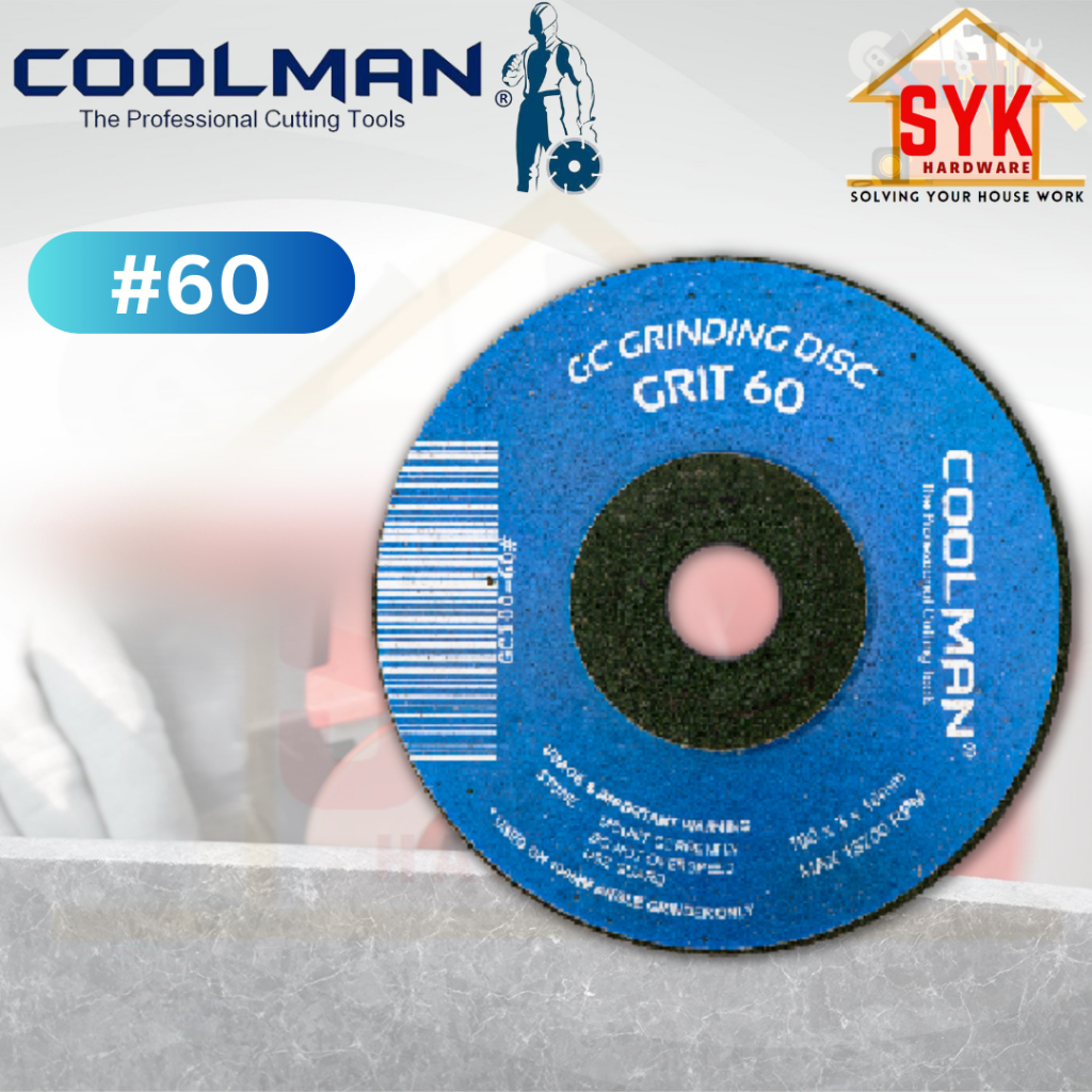 SYK Coolman GC100 4 Inch Flexstone Grinding Disc Grinder Tool Stainless ...