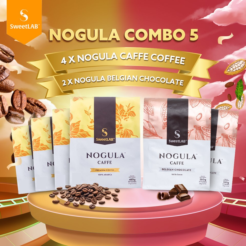[Nogula Combo] SweetLAB NOGULA CAFFE 100% Arabica 3 in 1 Instant Coffee ...