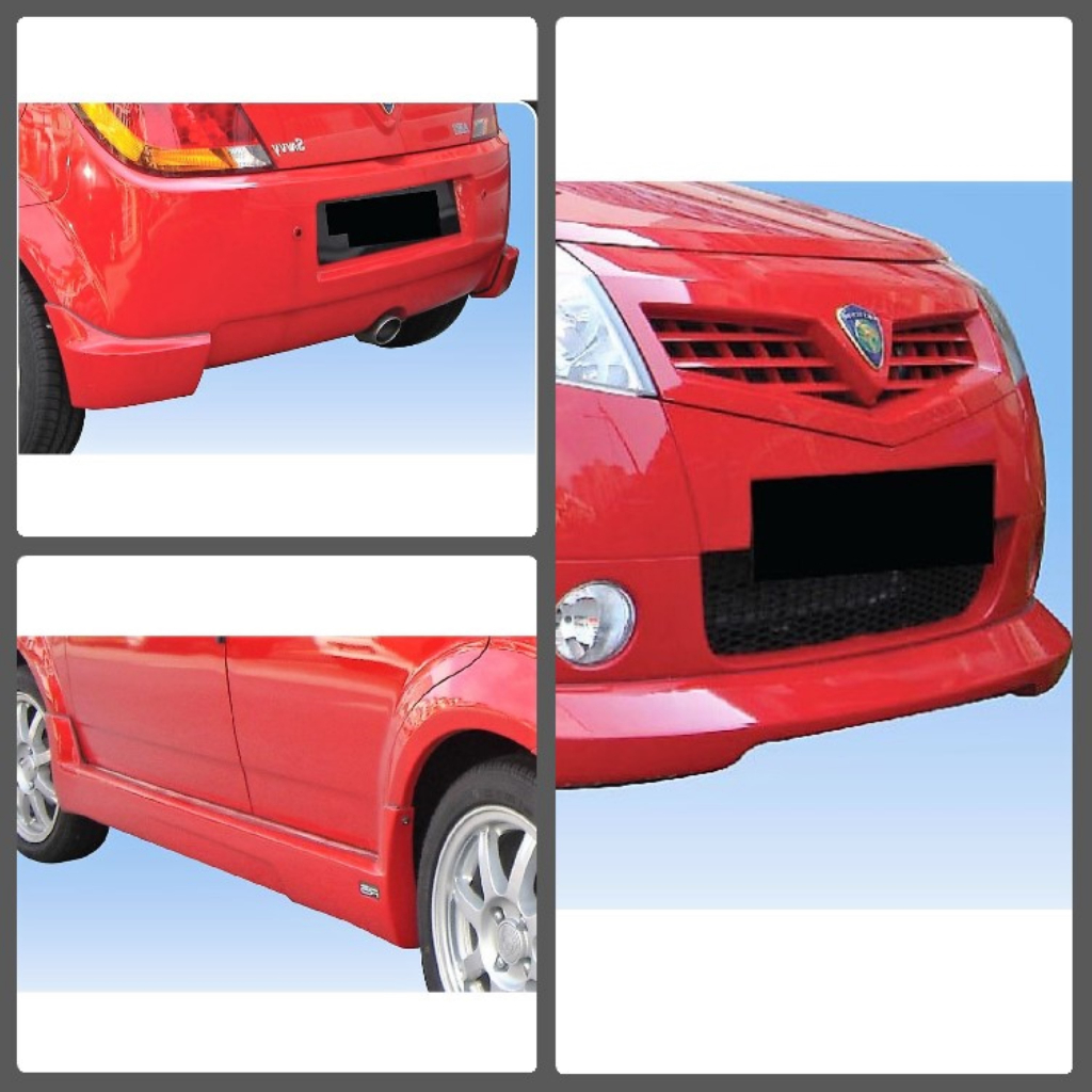 Proton Savvy R3 Skirting Body Kit Fiber Ready Stock | Shopee Malaysia