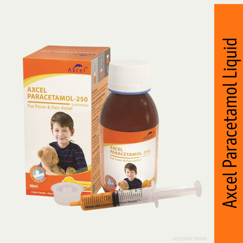 Axcel - Paracetamol SUSP 250MG/5ML 100ML | Shopee Malaysia