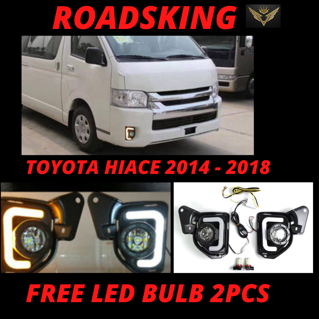 TOYOTA HIACE 2014~2019 KDH200 DRL OEM FOG LAMP LIGHT FOGLAMP CCFL ...