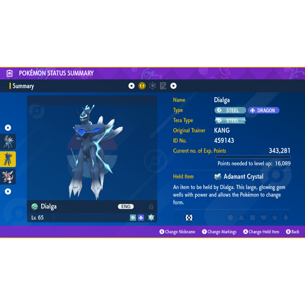 Pokemon Scarlet & Violet - 6IV Dialga [Origin Form] | Shopee Malaysia