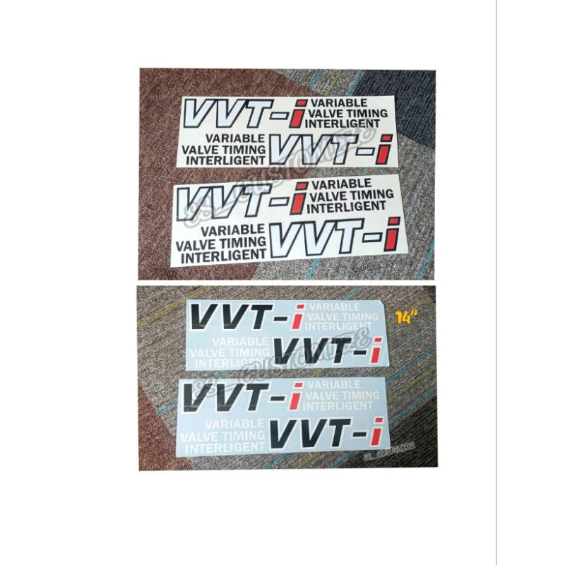STICKER PINTU KERETA # VVTI ( 1 set ) | Shopee Malaysia