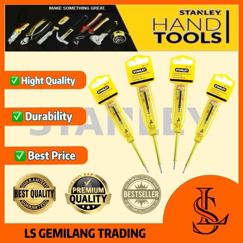 LS GEMILANG original 66119 TESTPEN STANLEY PEN UJI ELEKTRIK ELECTRIC ...