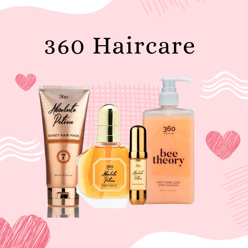 360 Haircare Bee Theory Shampoo | Absolute Potion Hair Oil | Absolute ...
