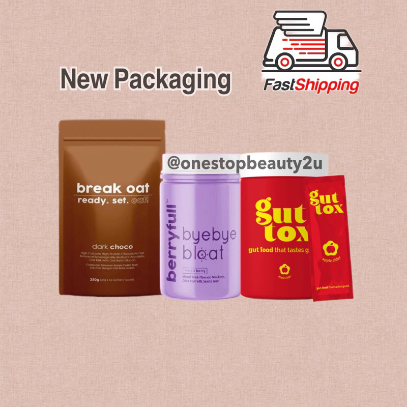 ️ORIGINAL HQ ️ BREAK OAT INAYAH BEAUTY BREAKOAT MEAL REPLACMENT BERRY ...