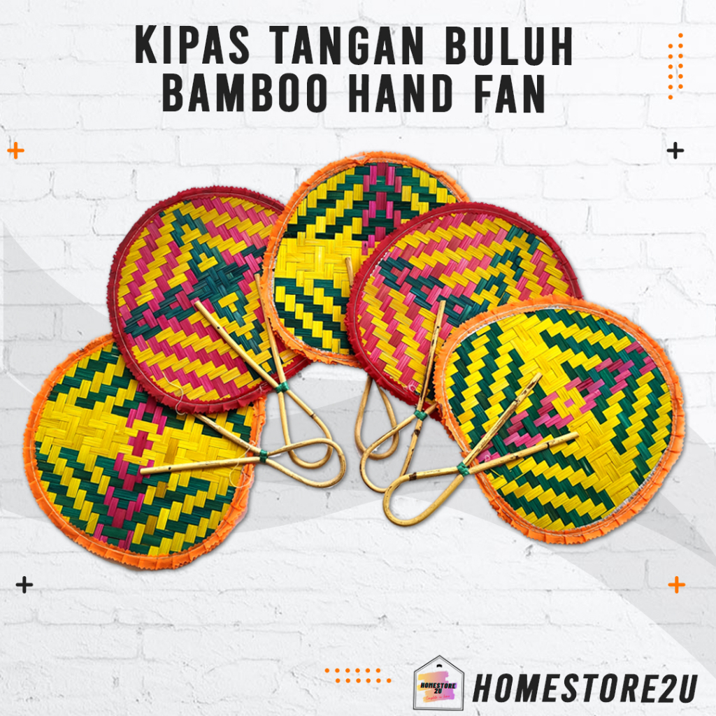 Kipas tangan doorgift angin buluh sate cantik kraftangan murah rotan ...