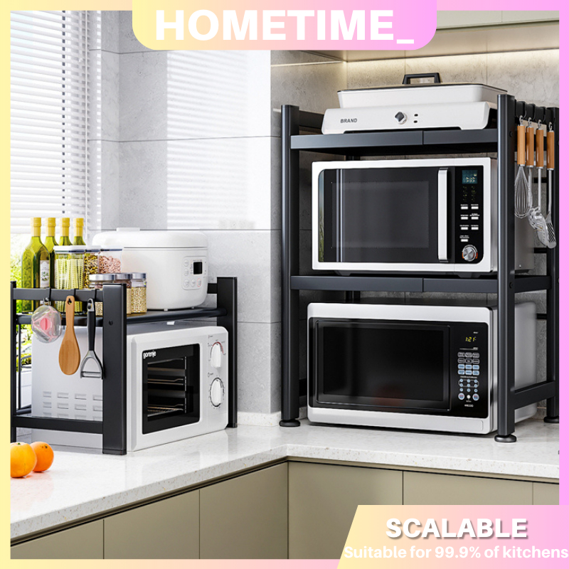 Microwave Rack Oven Rack Rak Dapur Kitchen Organizer Kitchen Rack ...