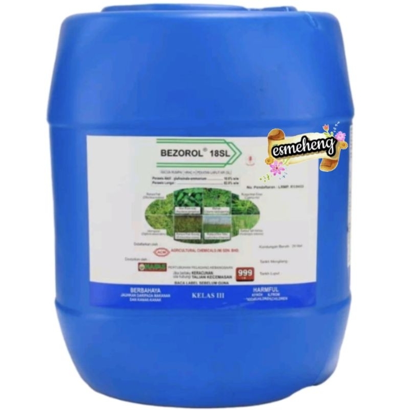 20L ACM Bezorol 18SL / Basta / Tepat / Kebun / Sawah Padi / Ladang ...