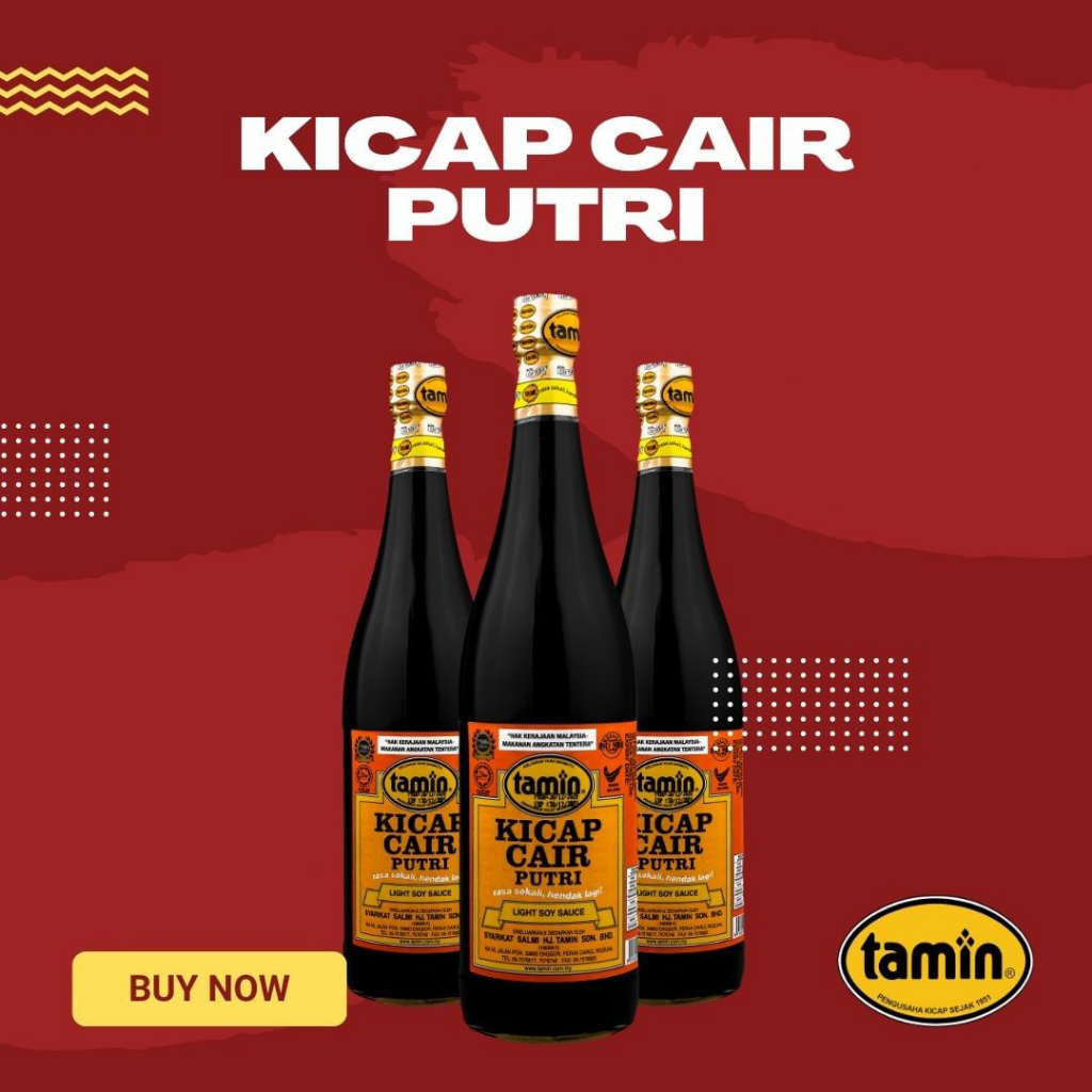 KICAP CAIR PUTERI TAMIN (STOK DARI KILANG) | Shopee Malaysia