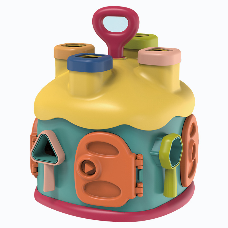 Baby Blocks Shape Sorter Toy Kids Montesori Toys Educational Children ...