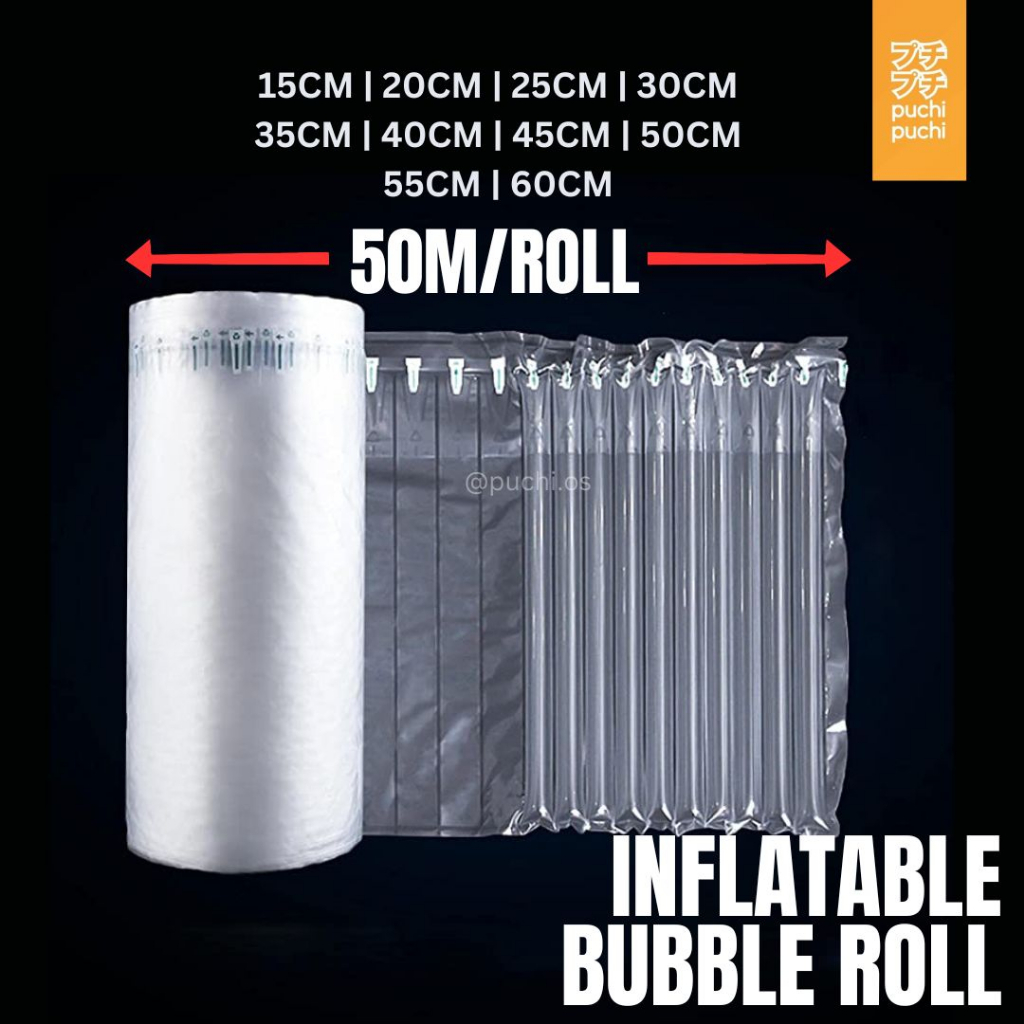 Inflatable Air Bubble Wrap / Air Tube【50Meter】 15cm | 20cm | 25cm ...