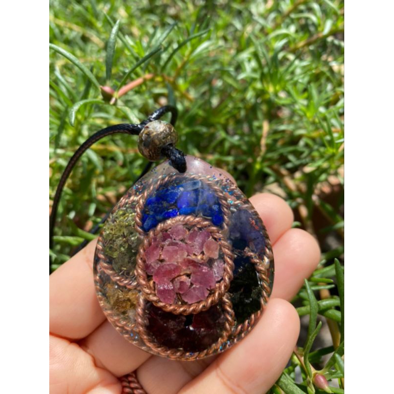 PENDANT ORGONITE TENSOR RING SEED OF LIFE | Shopee Malaysia