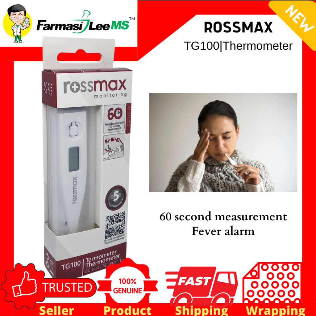 Rossmax TG100 Thermometer (5 years warranty) | Shopee Malaysia